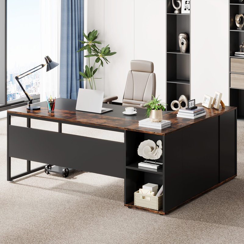 17 Stories 70.86'' Desk & Reviews | Wayfair