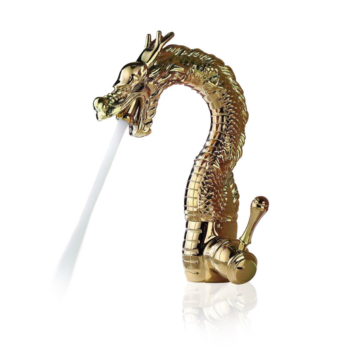 KruggReflectionsUSA Dragon Single Hole Bathroom Faucet | Wayfair