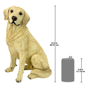 Design Toscano Golden Labrador Retriever Dog Figurine & Reviews | Wayfair
