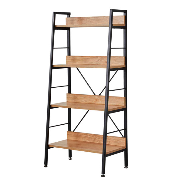 17 Stories Aldershot 24'' W Iron Bookcase & Reviews | Wayfair