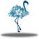 Bayou Breeze Kempas Floral Flamingo Wall Décor | Wayfair