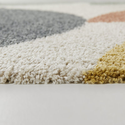 Wade Logan® Heina Modern Geo Shag Area Rug & Reviews | Wayfair