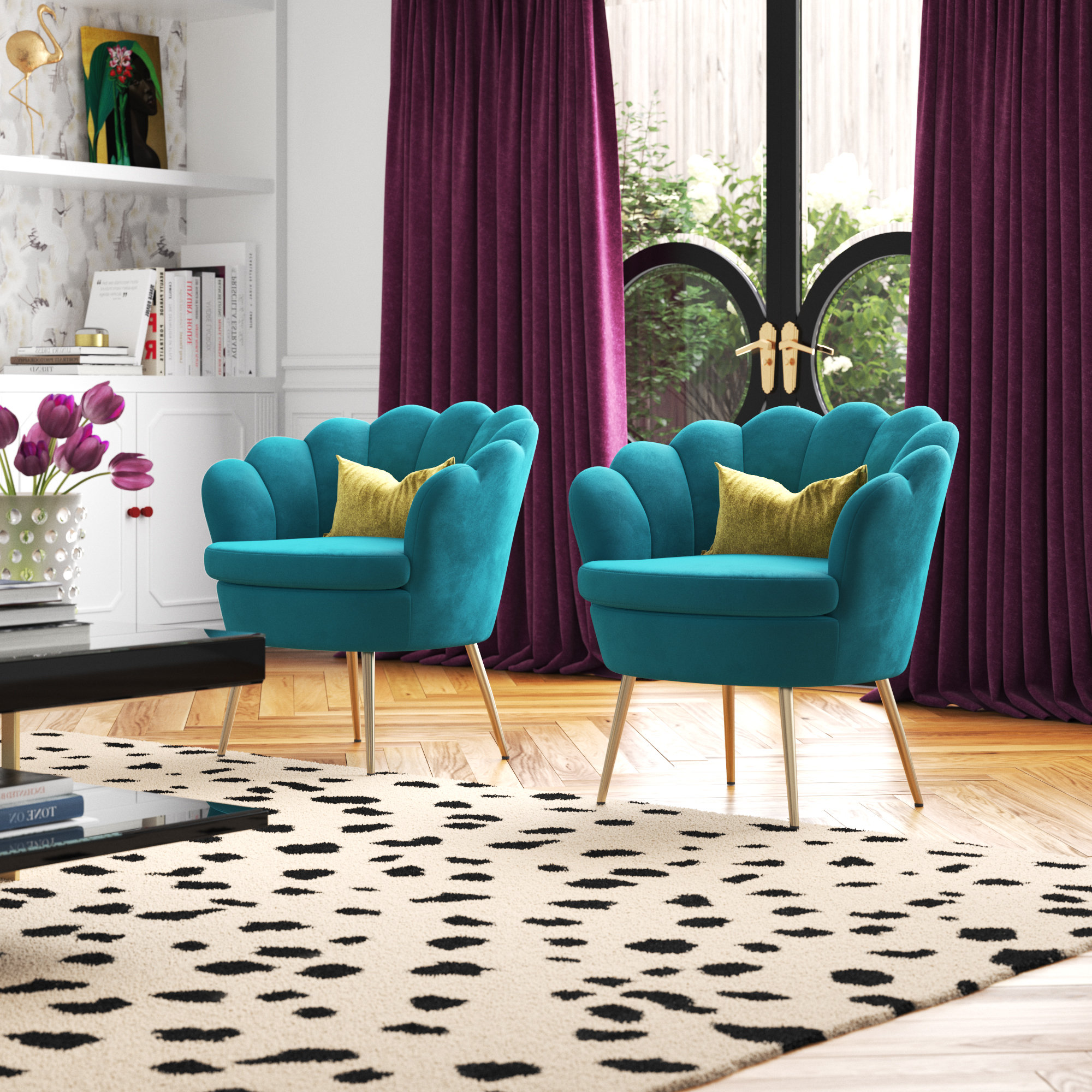 Etta Avenue™ Hendrix Upholstered Barrel Chair & Reviews | Wayfair