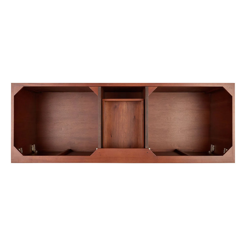 Signature Hardware 60" Novak Double Bathroom Vanity Set with ...