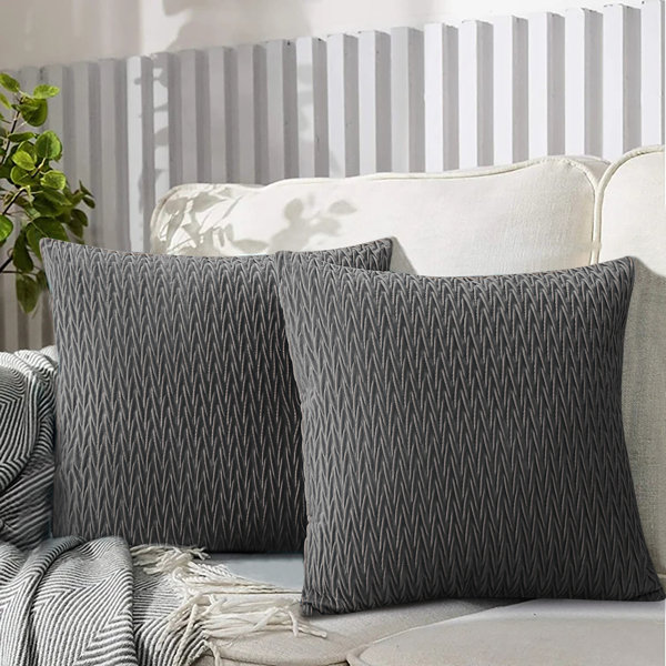 Pleated-velvet-pillow | Wayfair