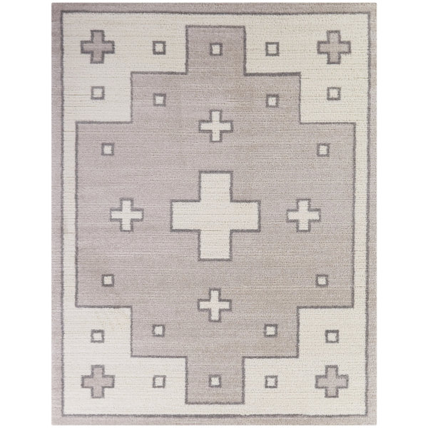 Balta Machine Woven / Power Loomed Performance Taupe Rug | Wayfair