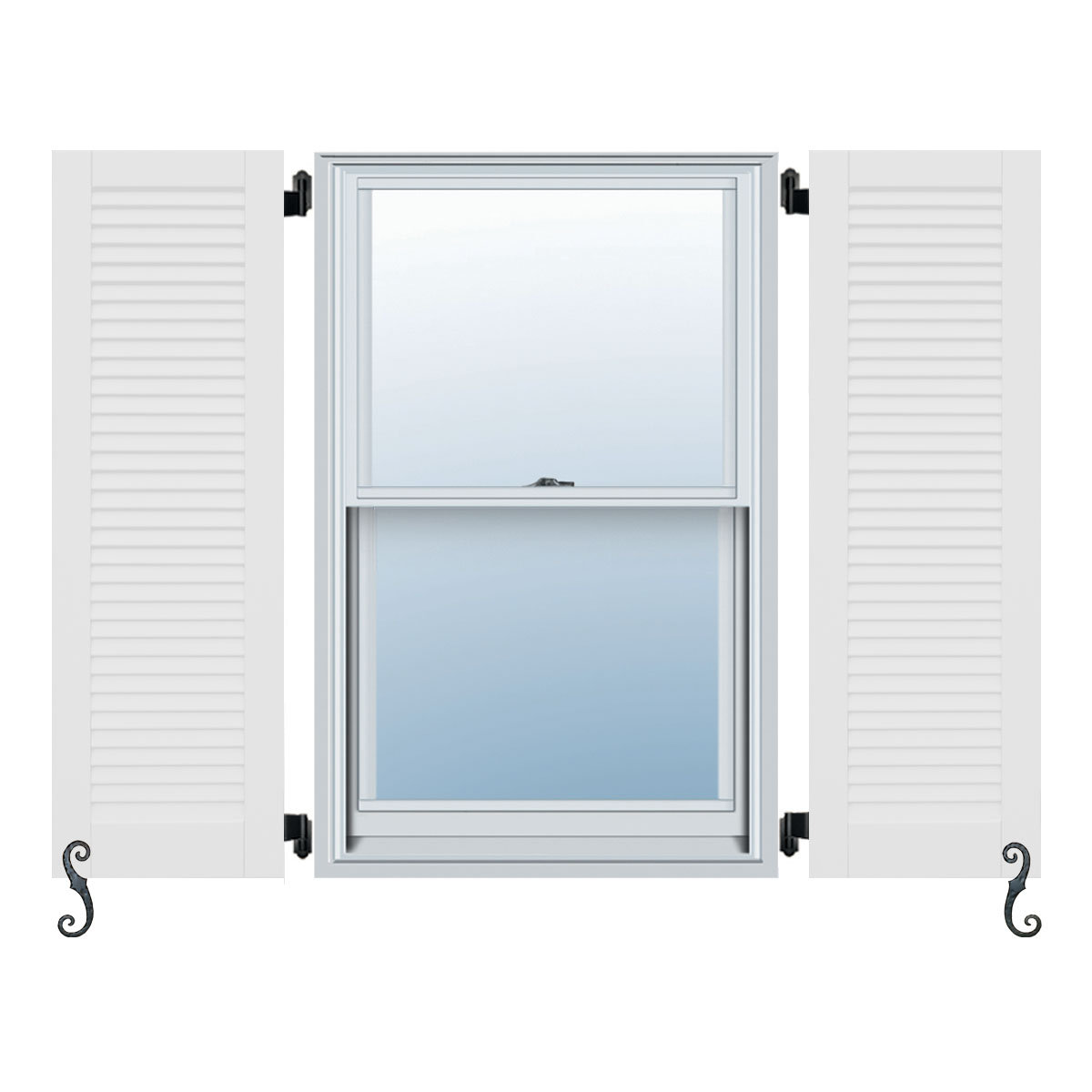 AtlanticPremiumShutters Atlantic Classic All Louver, Faux Louver ...