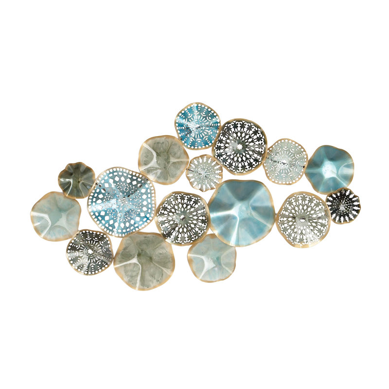 Dakota Fields Hench Multi Coloured Metal 3D Overlapping Discs Plate ...