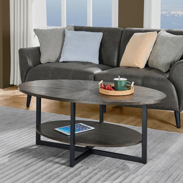 Borough Wharf Oval Coffee Tables With Storage | Wayfair.co.uk