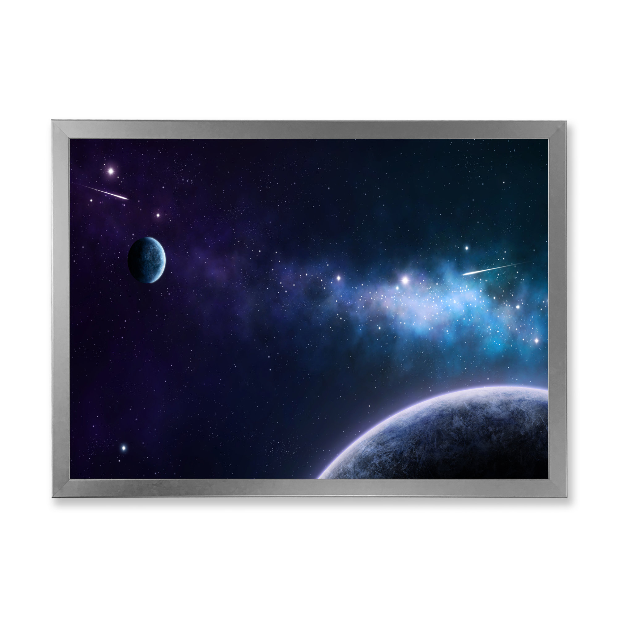 Ebern Designs Blue And Purple Nebula II Blue And Purple Nebula II ...
