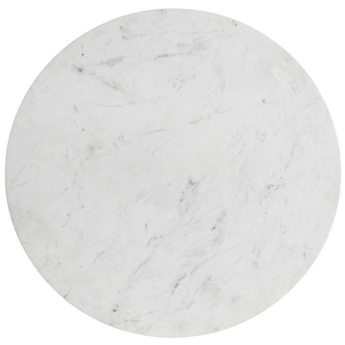 Mercer41 Heiderose White Marble Dining Table | Wayfair