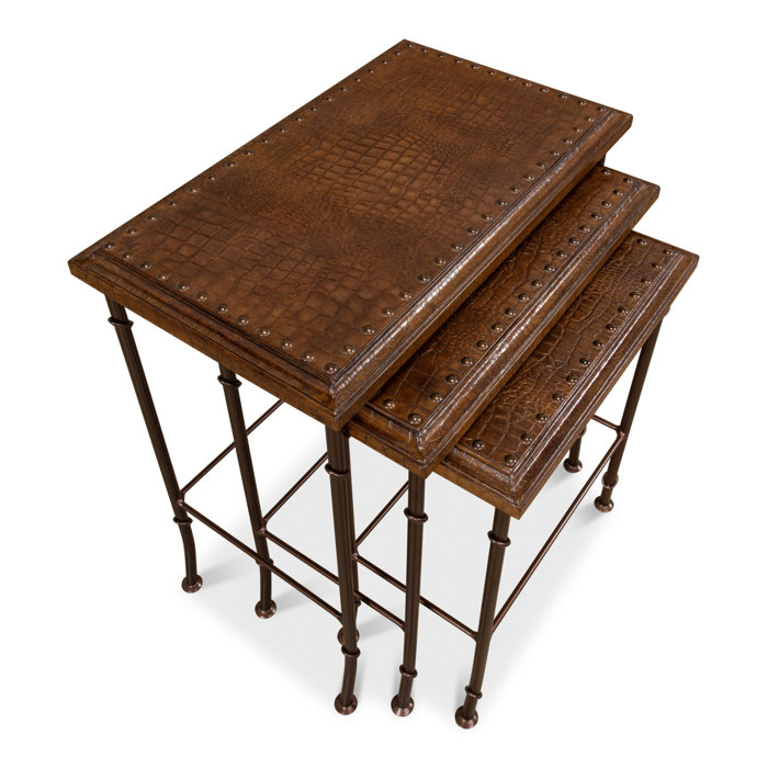 Sarreid Ltd Croc Nesting End Table & Reviews | Perigold