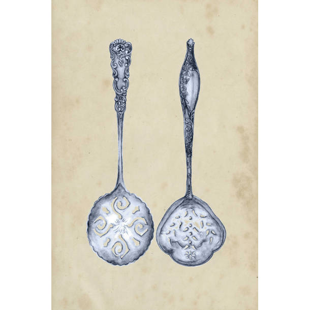 One Allium Way® 3 Piece Galvanized Metal Fork Spoon Knife Kitchen Wall ...