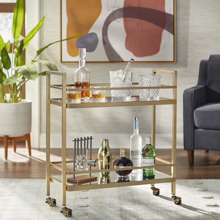 Willa Arlo Interiors Emily Bar Cart & Reviews | Wayfair