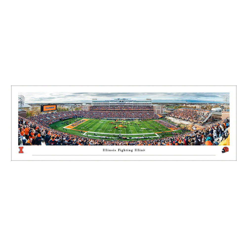 BlakewayPanoramas Illinois Fighting Illini by James Blakeway - Unframed ...