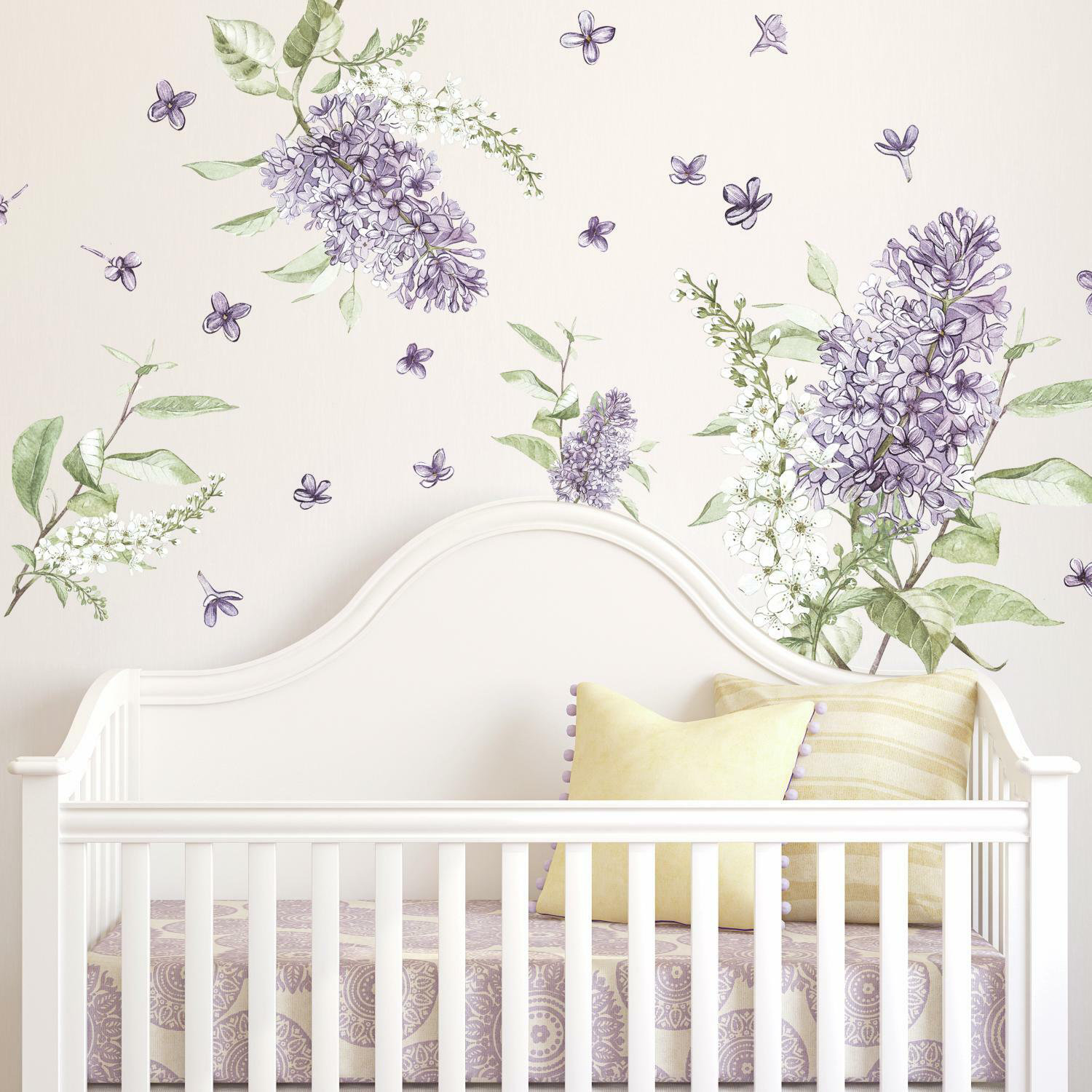York Wallcoverings LILAC PEEL AND STICK GIANT WALL DECALS | Wayfair
