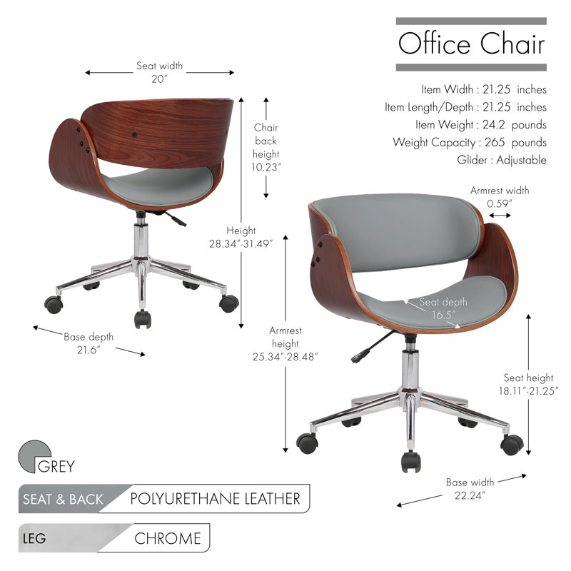 Wade Logan Bramley Ergonomic Desk Chair & Reviews | Wayfair.co.uk