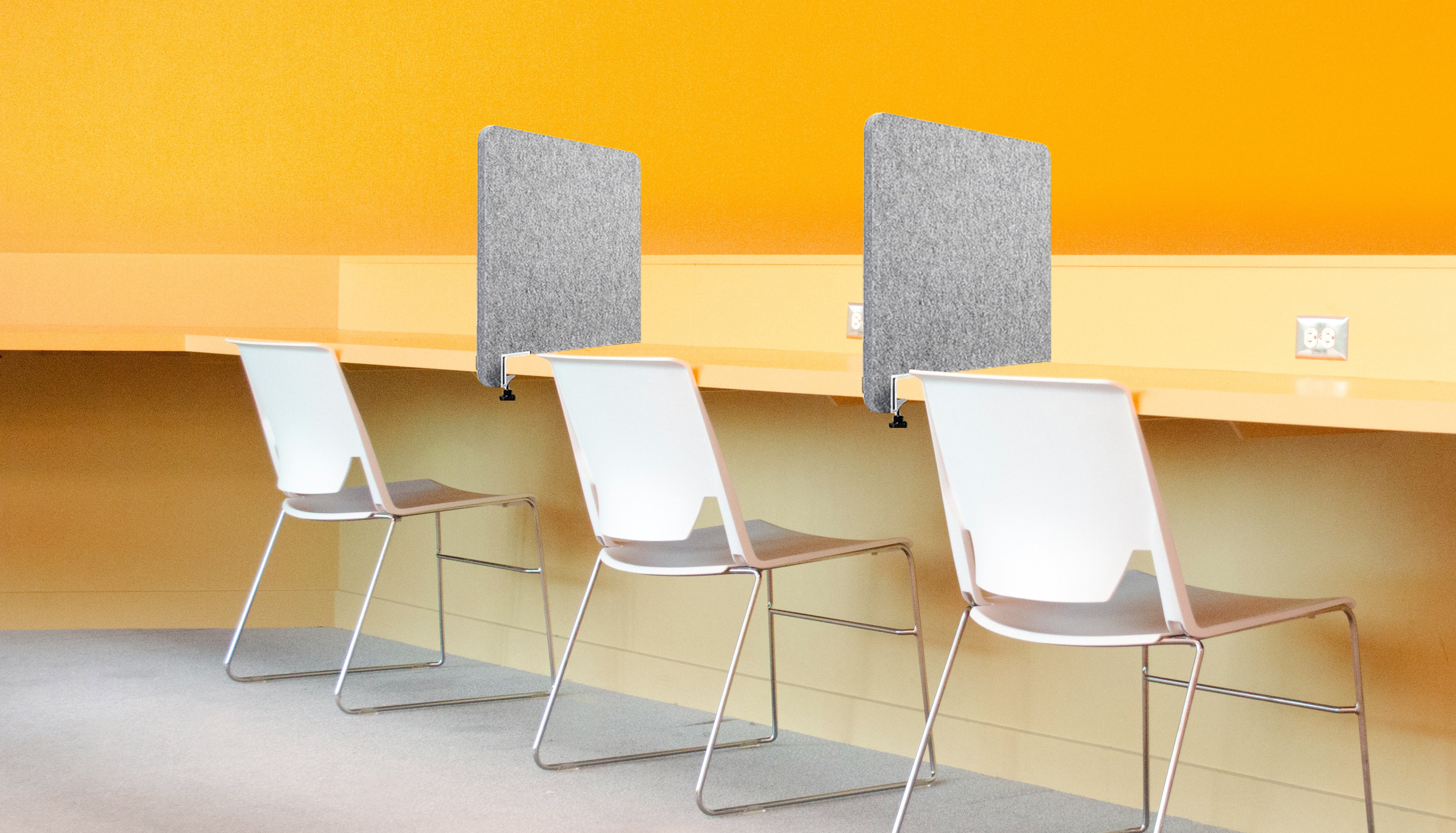 Lumeah Desk Divider 1 Panel Desk Privacy Panel | Wayfair