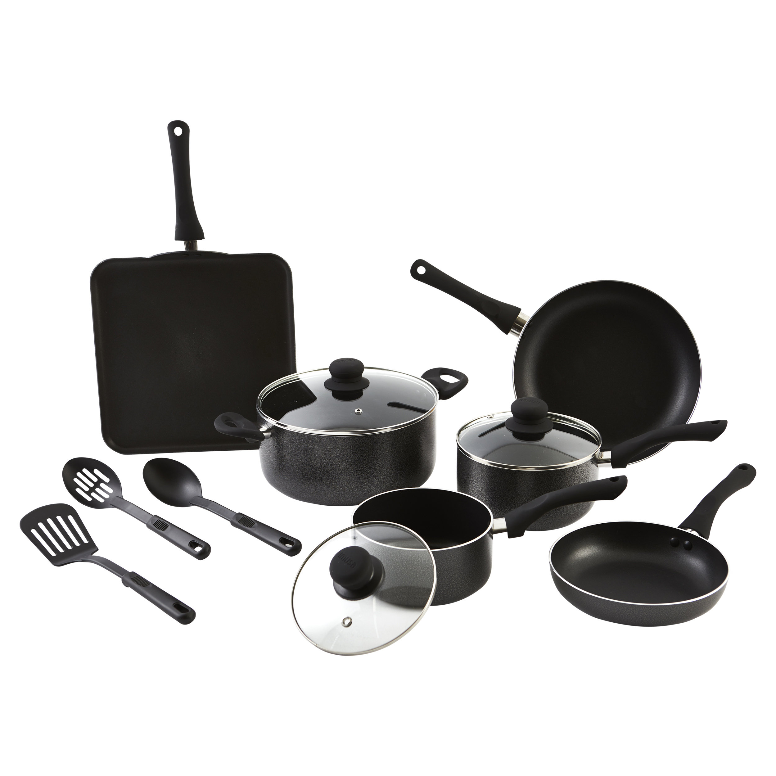IMUSA 12 - Piece Aluminum Cookware Set & Reviews | Wayfair