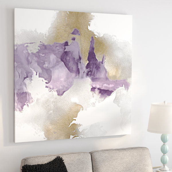 Wrought Studio Derive In Amethyst II - Graphic Art on Canvas & Reviews ...