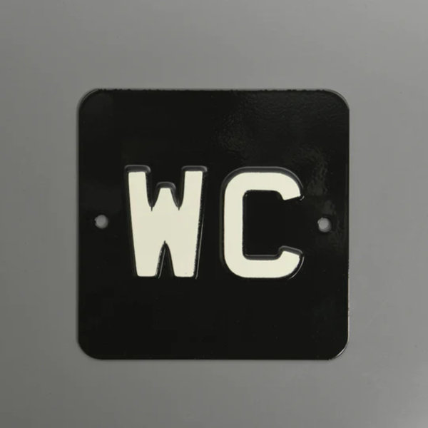 Maturi Enamel WC Sign | Wayfair.co.uk