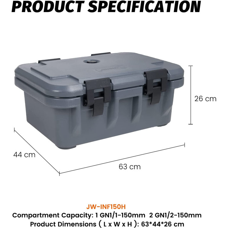 Hakka Food Processing 22.5l Food Storage Container | Wayfair