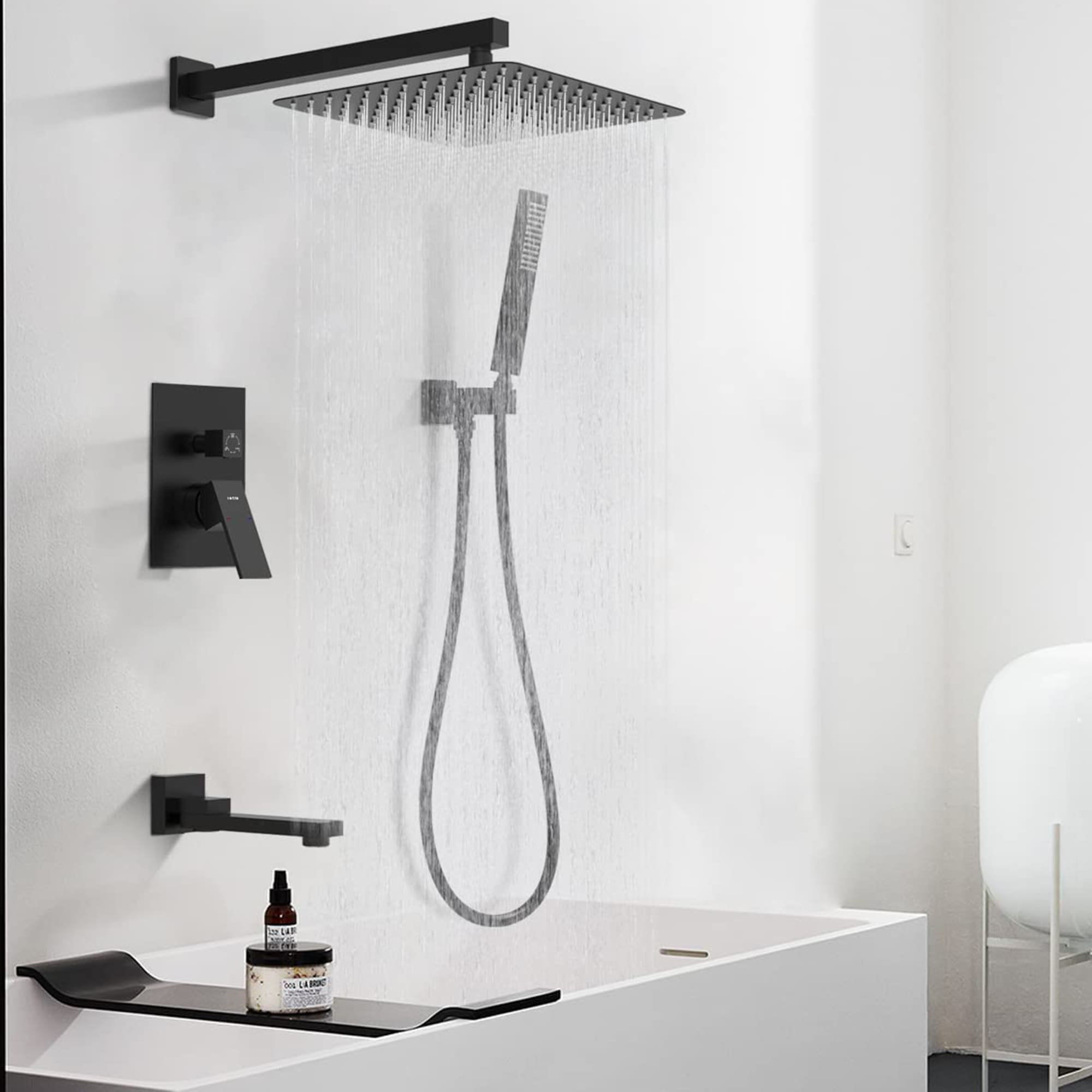 KIKO HOME Wall Mounted Shower Only Faucet with Rough-in Valve | Wayfair