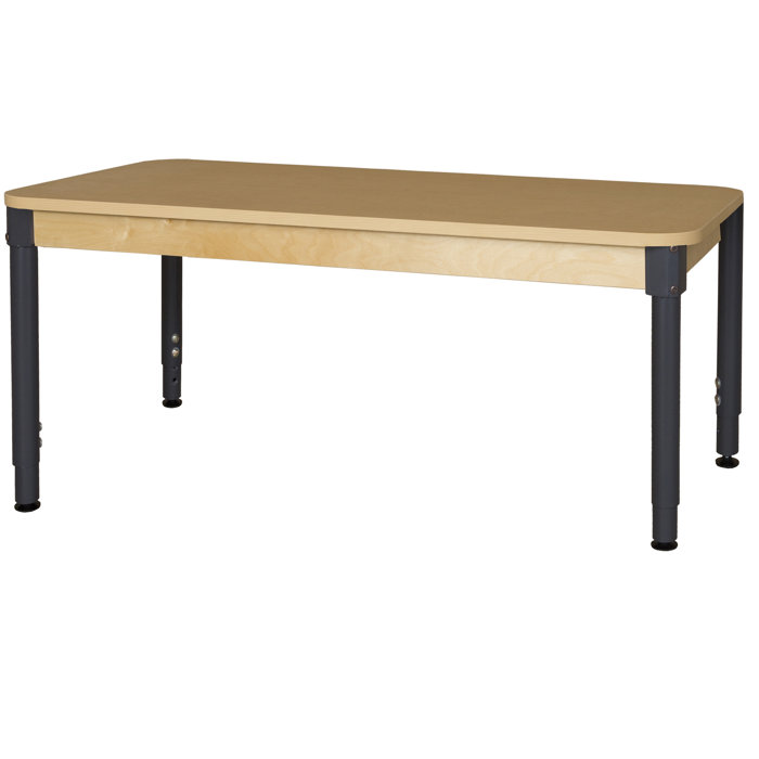 Wood Designs Adjustable Height Rectangular Activity Table & Reviews ...