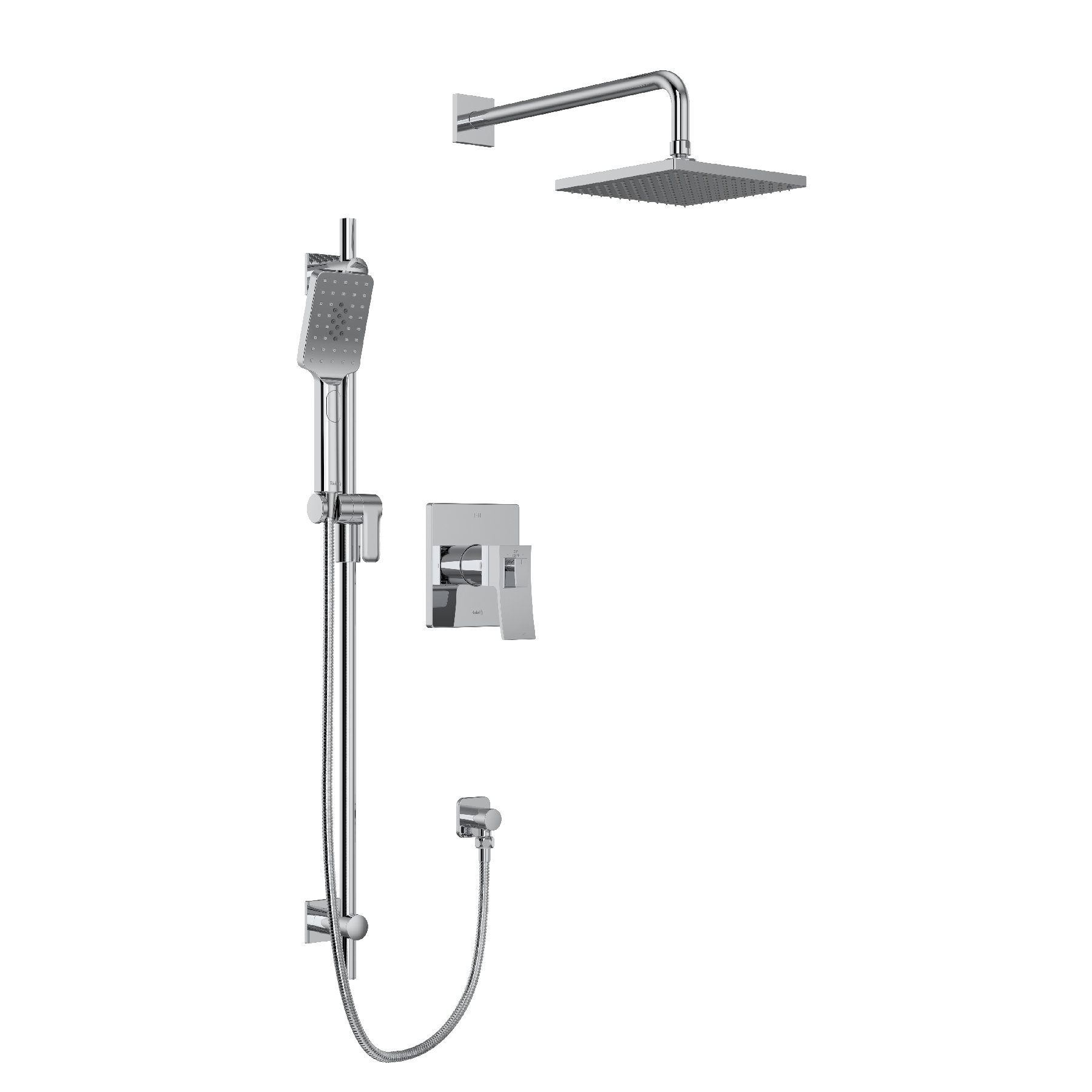 House of Rohl Zendo 0.5" Thermostatic And Pressure Balance 3 Function System With Integrated ...