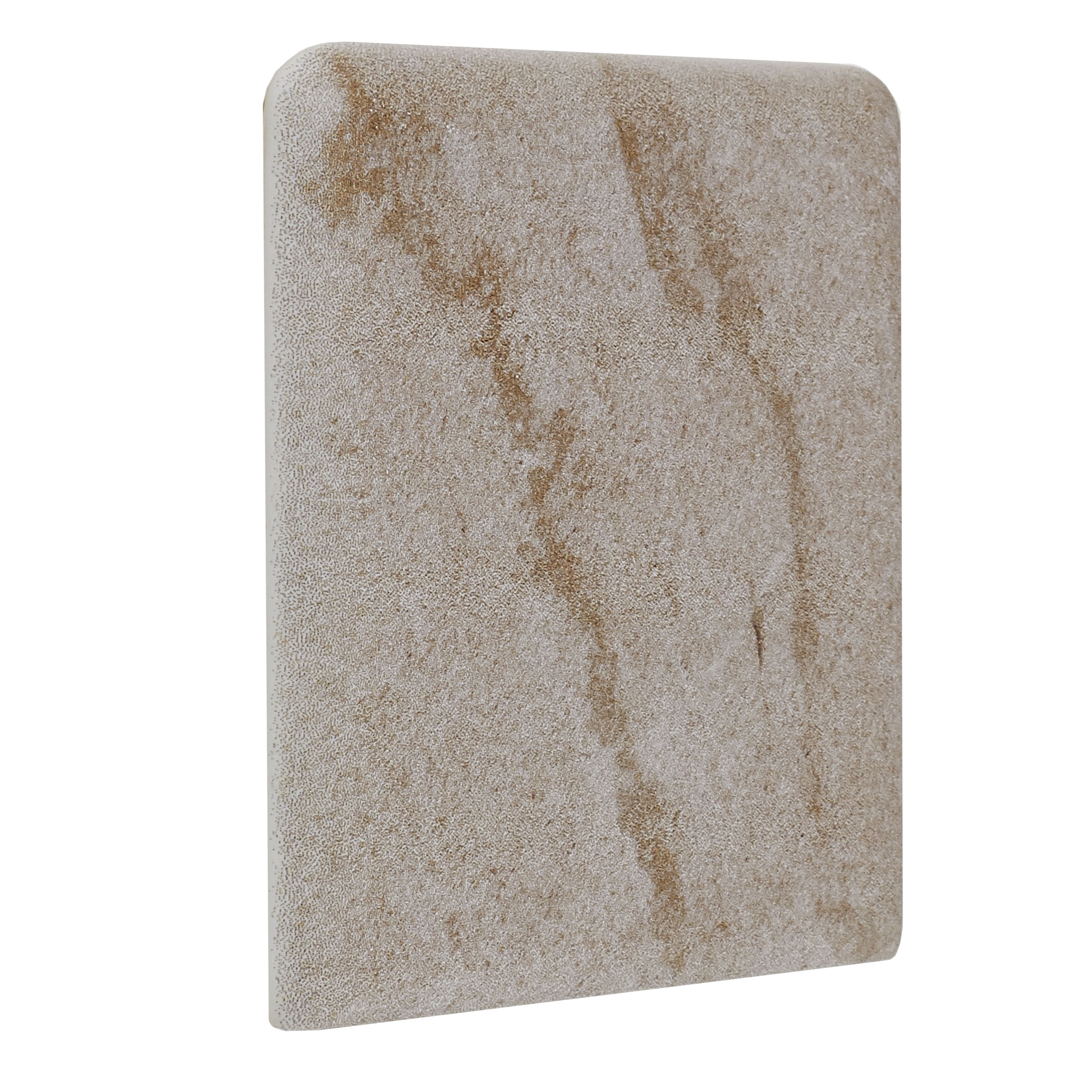 Itona Tile 3" x 3" Ceramic Bullnose Tile Trim in Brown | Wayfair