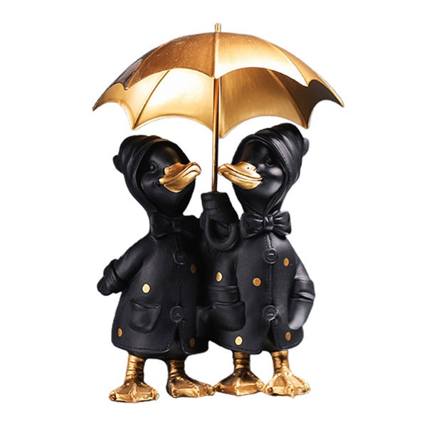Trinx Denzale 2 Piece Standing Duck Statue Set - Wayfair Canada