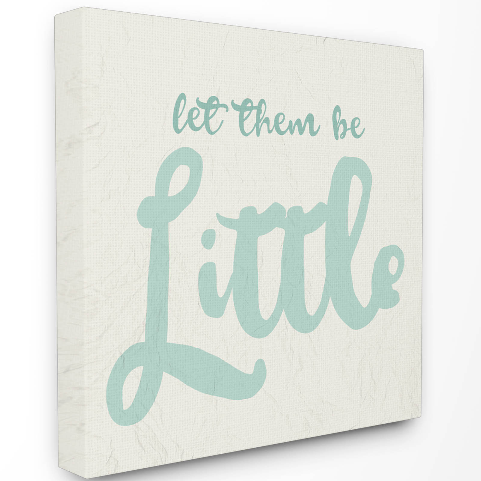 Stupell Industries Let Them Be Little Cursive Typography' Framed ...