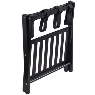Costway Folding Luggage Rack with Shelf Travel Suitcase | Wayfair