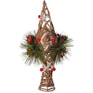 Kurt Adler No Pattern Tree Topper & Reviews | Wayfair