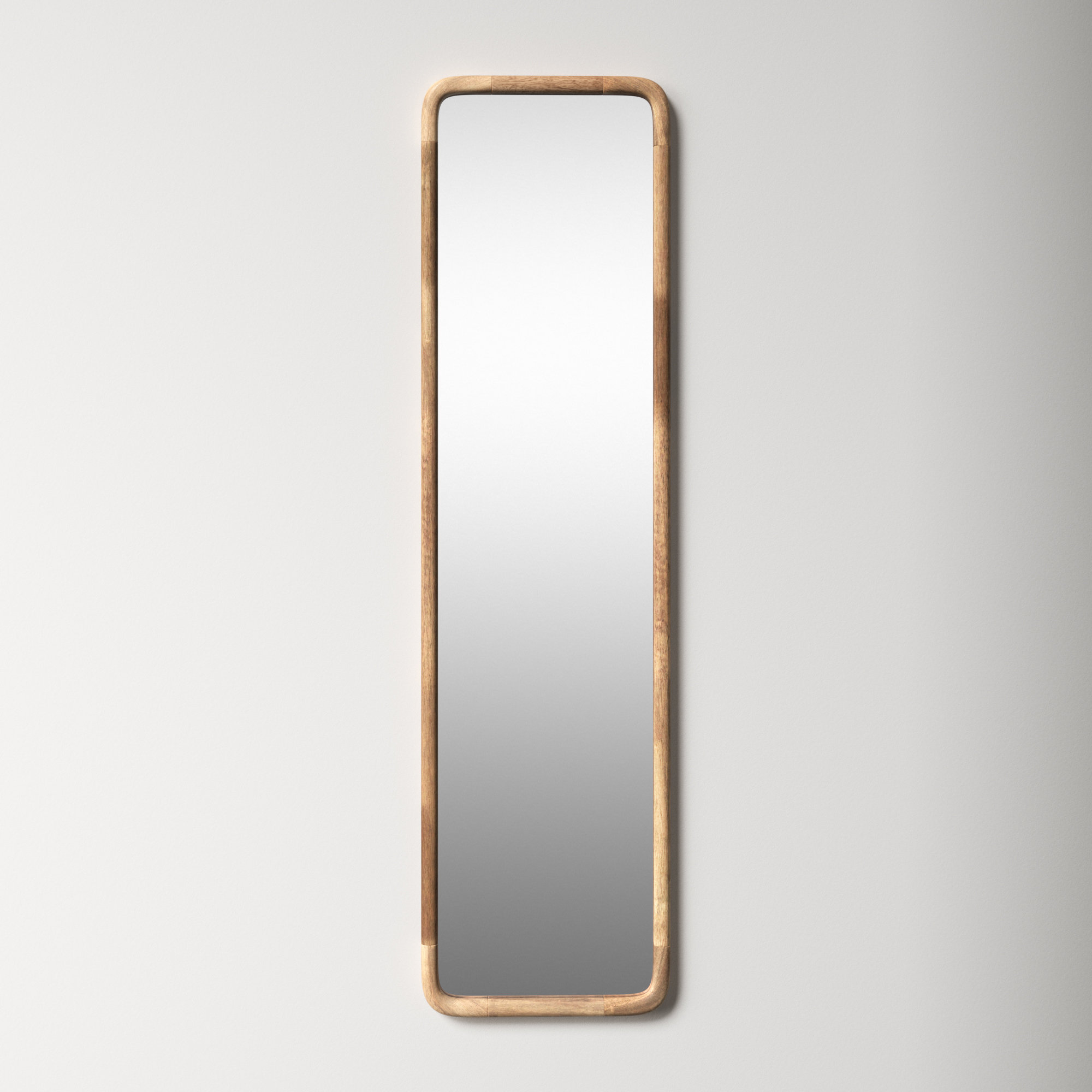 AllModern Aundra Rectangle Wood Mirror & Reviews | Wayfair