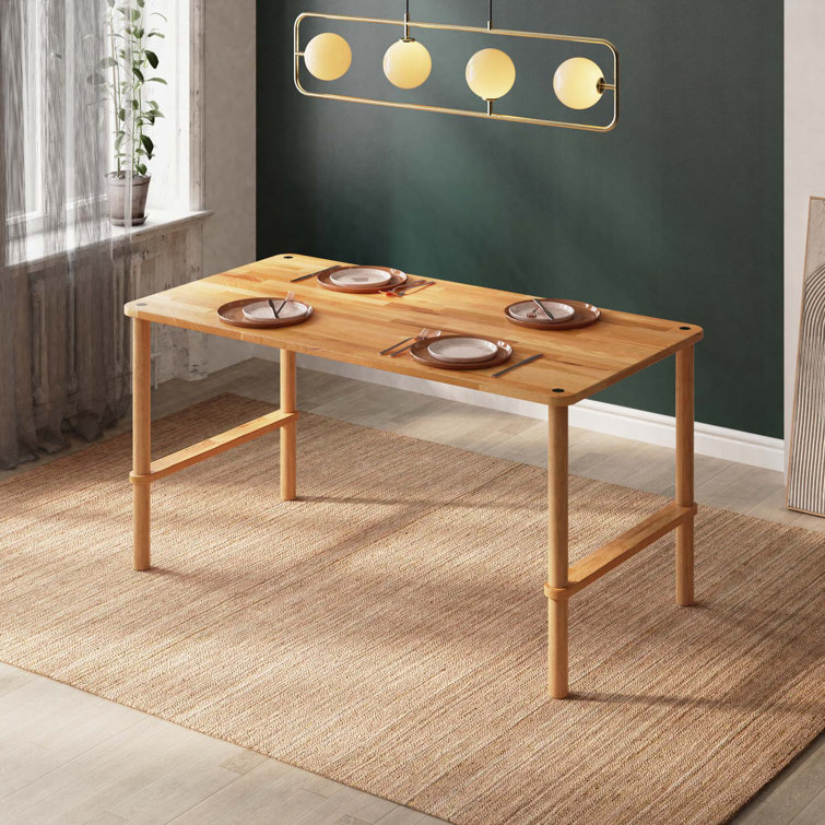 Loon Peak® Solid Beech Wood Dining Table | Wayfair