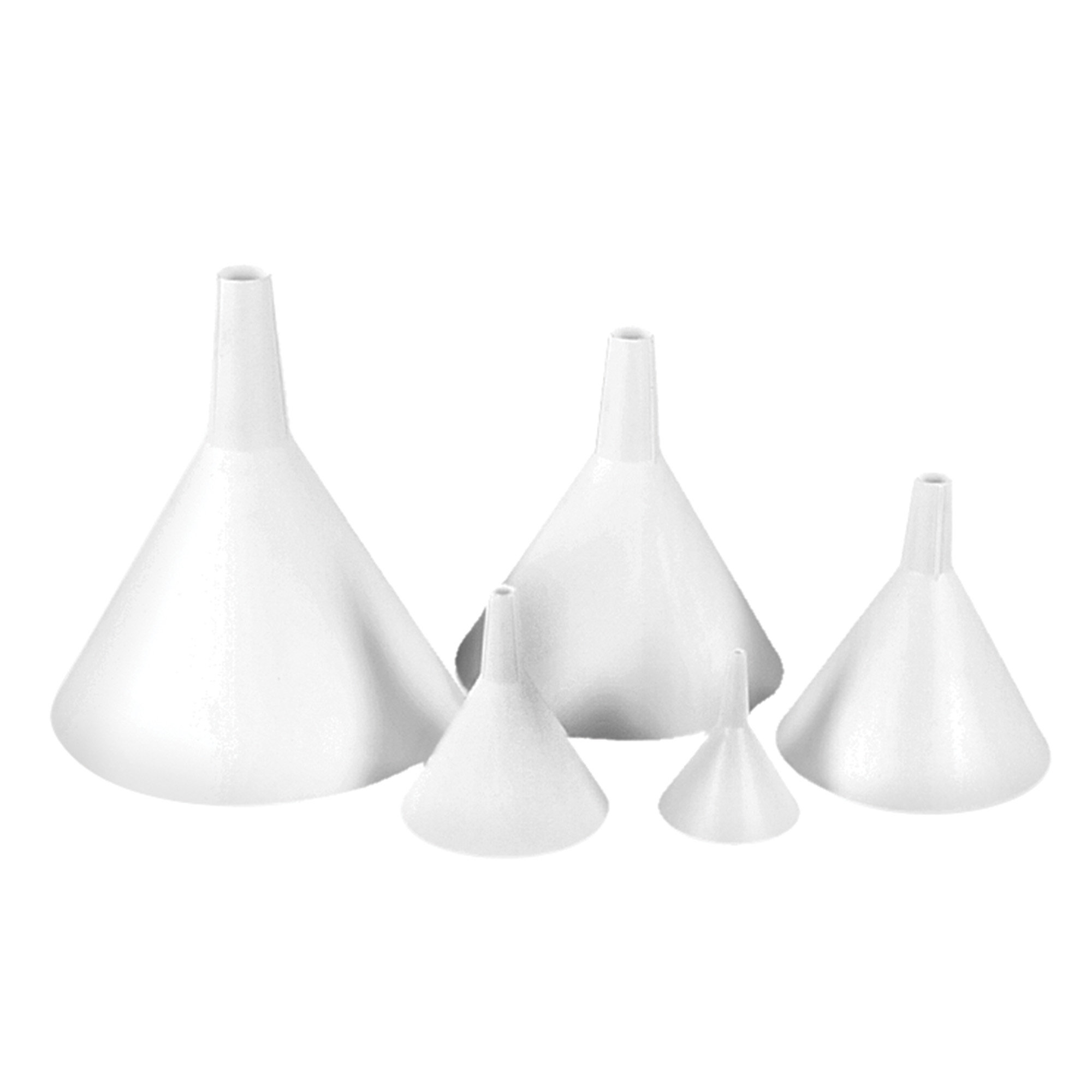 Fox Run Brands Fox Run 5300 All Purpose Plastic Funnel, Set Of 5, White ...