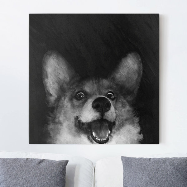 Corgi Schwarz Weiss