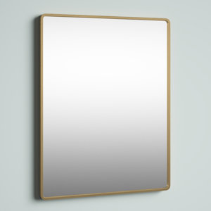 Greyleigh™ Irven Rectangle Metal Wall Mirror & Reviews | Wayfair