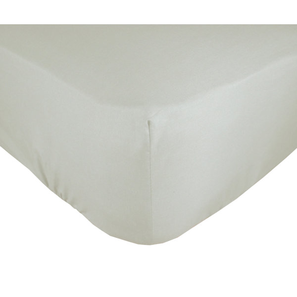 Symple Stuff 180 Thread Count Cotton Blend Percale Fitted Sheet ...
