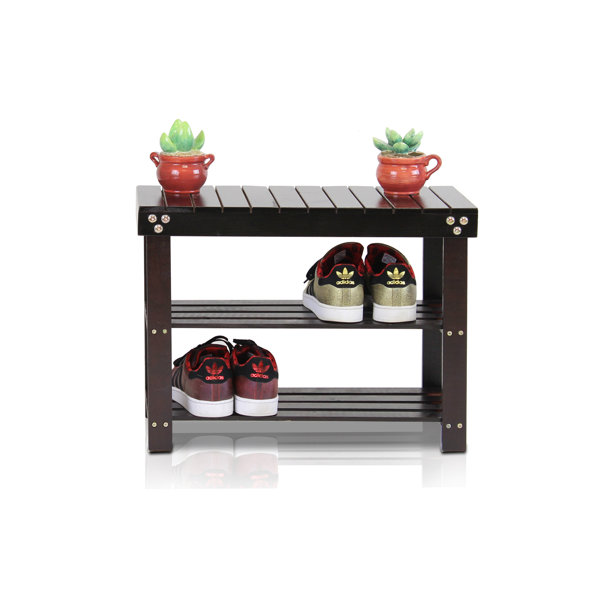 Rebrilliant 3-Tier 6 Pair Stackable Shoe Rack & Reviews | Wayfair