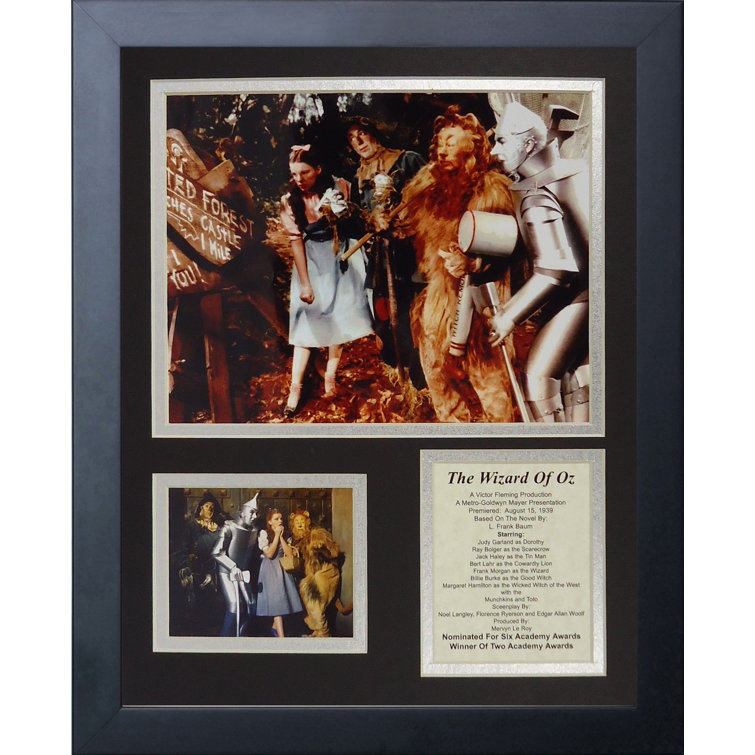 Legends Never Die Wizard Of Oz Picture Frame Memorabilia | Wayfair
