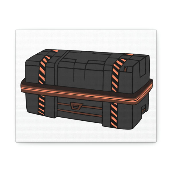 Hokku Designs Crate - Unframed Illustration on Canvas | Wayfair