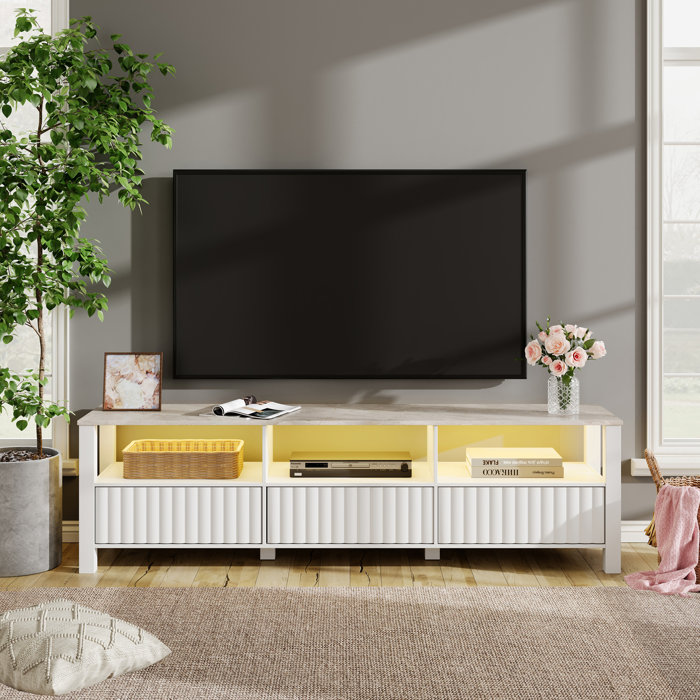 Wrought Studio Billingslee Media Console | Wayfair