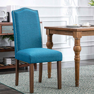 Wayfair | Blue Upholstered Kitchen & Dining Chairs You'll Love in 2022