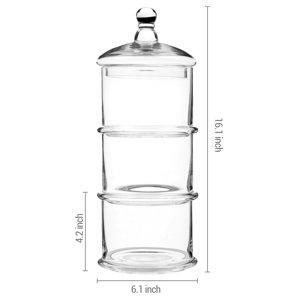 Prep & Savour 3 Tier Stacking 250 qt. Apothecary Jar & Reviews | Wayfair