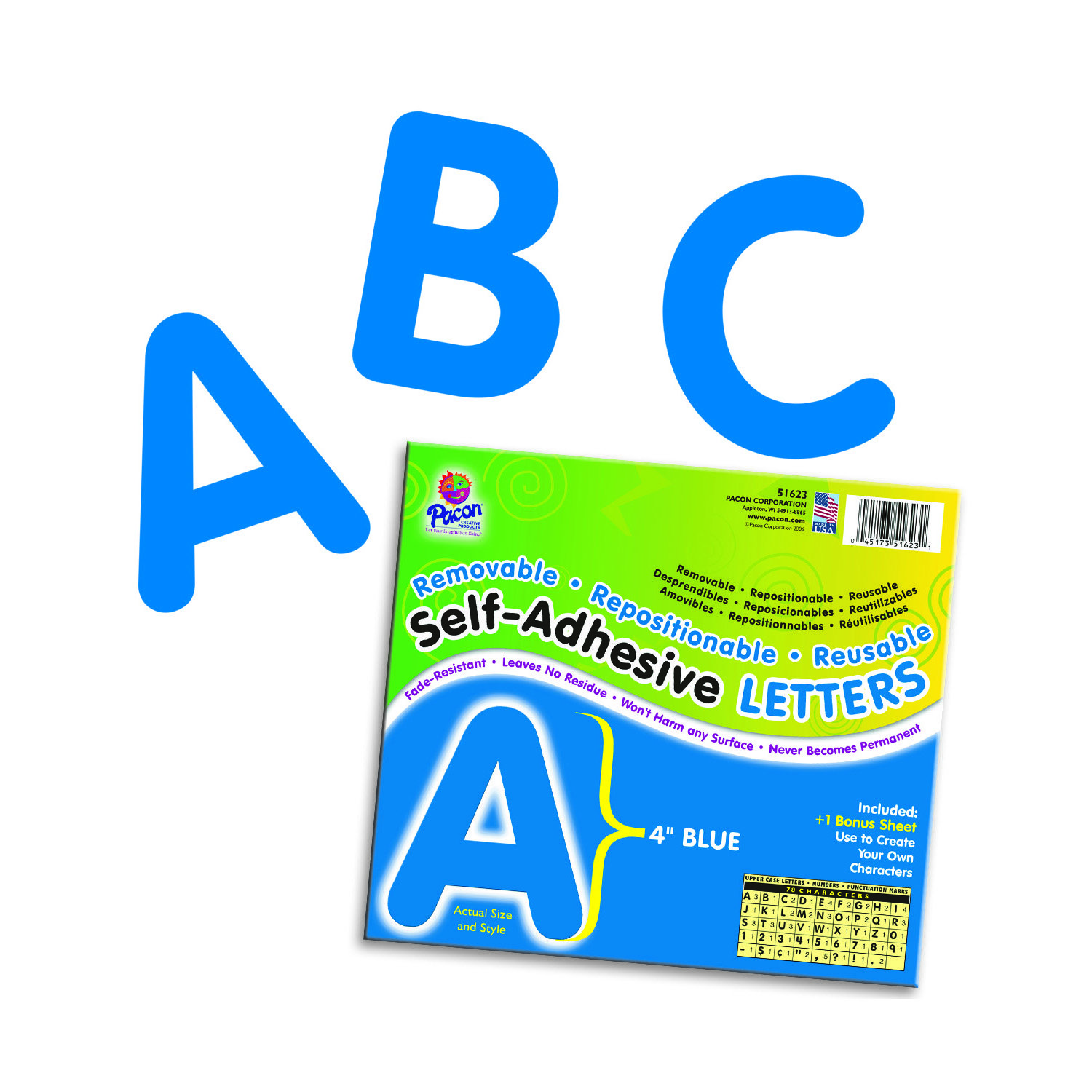 Pacon Creative Products Self Adhesive Letters And Numbers Wayfair