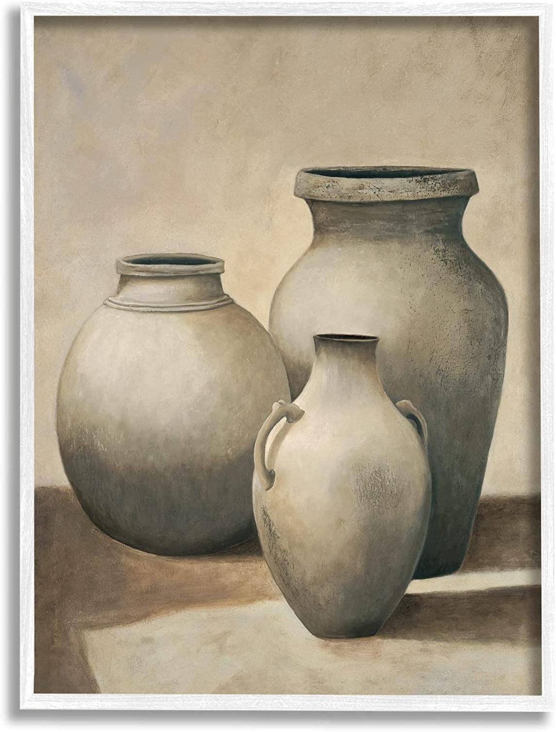 Bungalow Rose Clay Plant Pottery Jars Still Life Pencil Sketch Clay ...