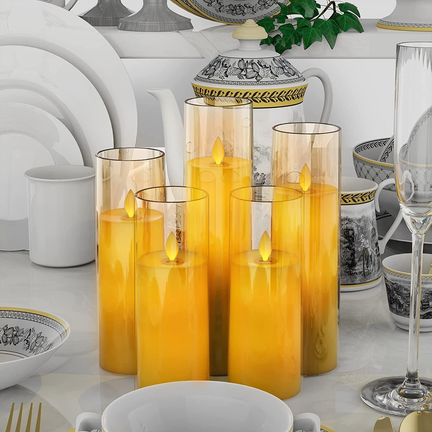 Mercer41 5 Pack LED Flameless Candle Light | Wayfair