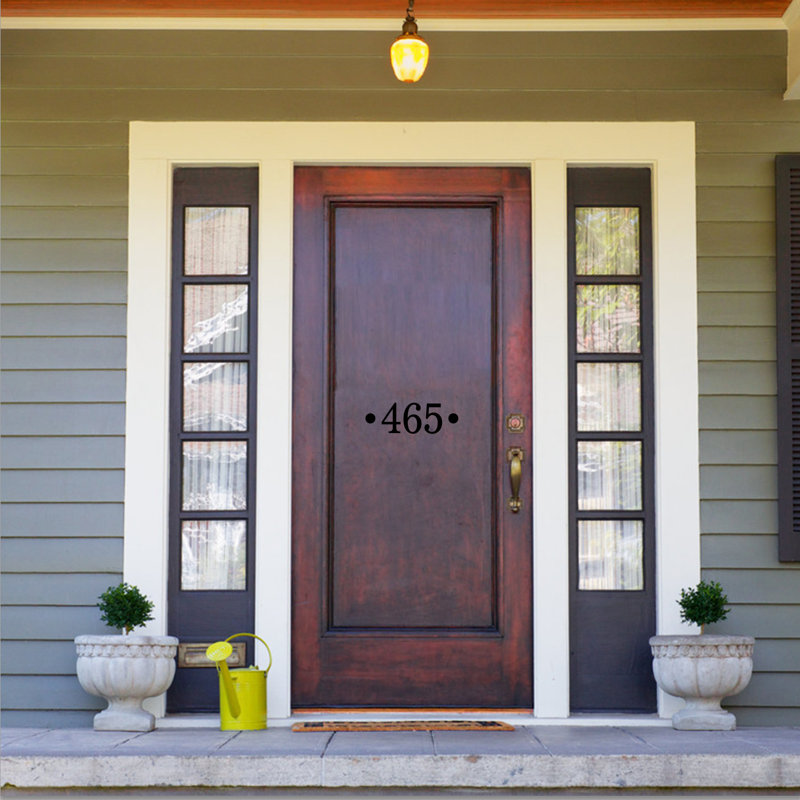 Charlton Home® House Number Wall Decal & Reviews | Wayfair